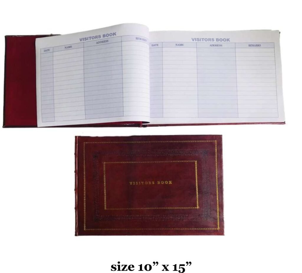 Premium Visitor Book with heavy binding - myebd.in
